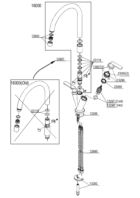 Venus Chrome Kitchen Mixer [https://damixa.com]